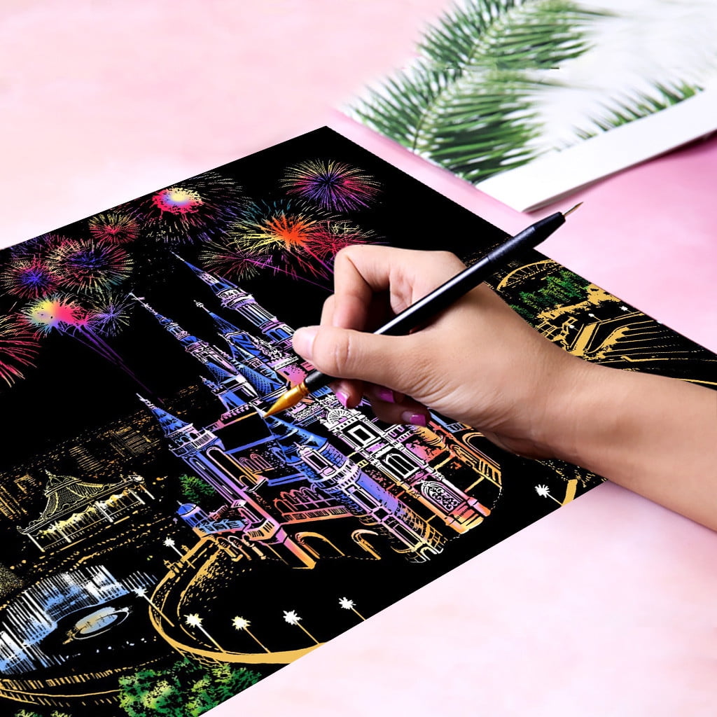 Musatteng Foot Piano Mat 32" Keyboard Play Mat Gold Color Scratch It ...