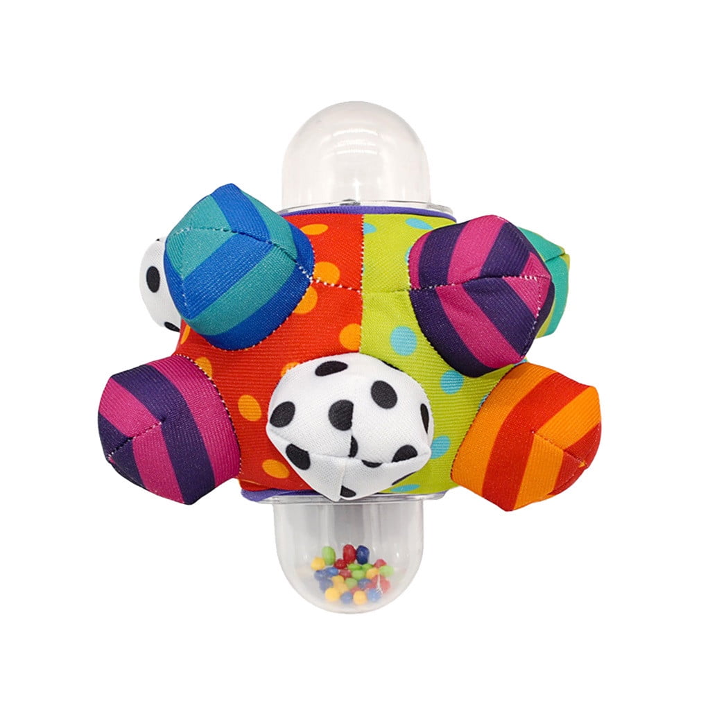 Musatteng Fun for Toddlers Baby Hand Holding Rattle Ball Tactile Sense ...