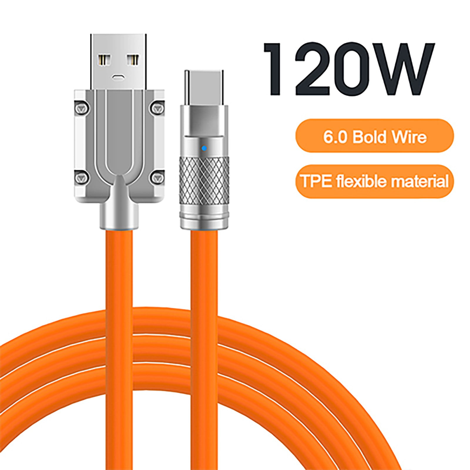 Musatteng Phone Charger for Android, 20 Ft USB Type-C Cable, Silicone ...