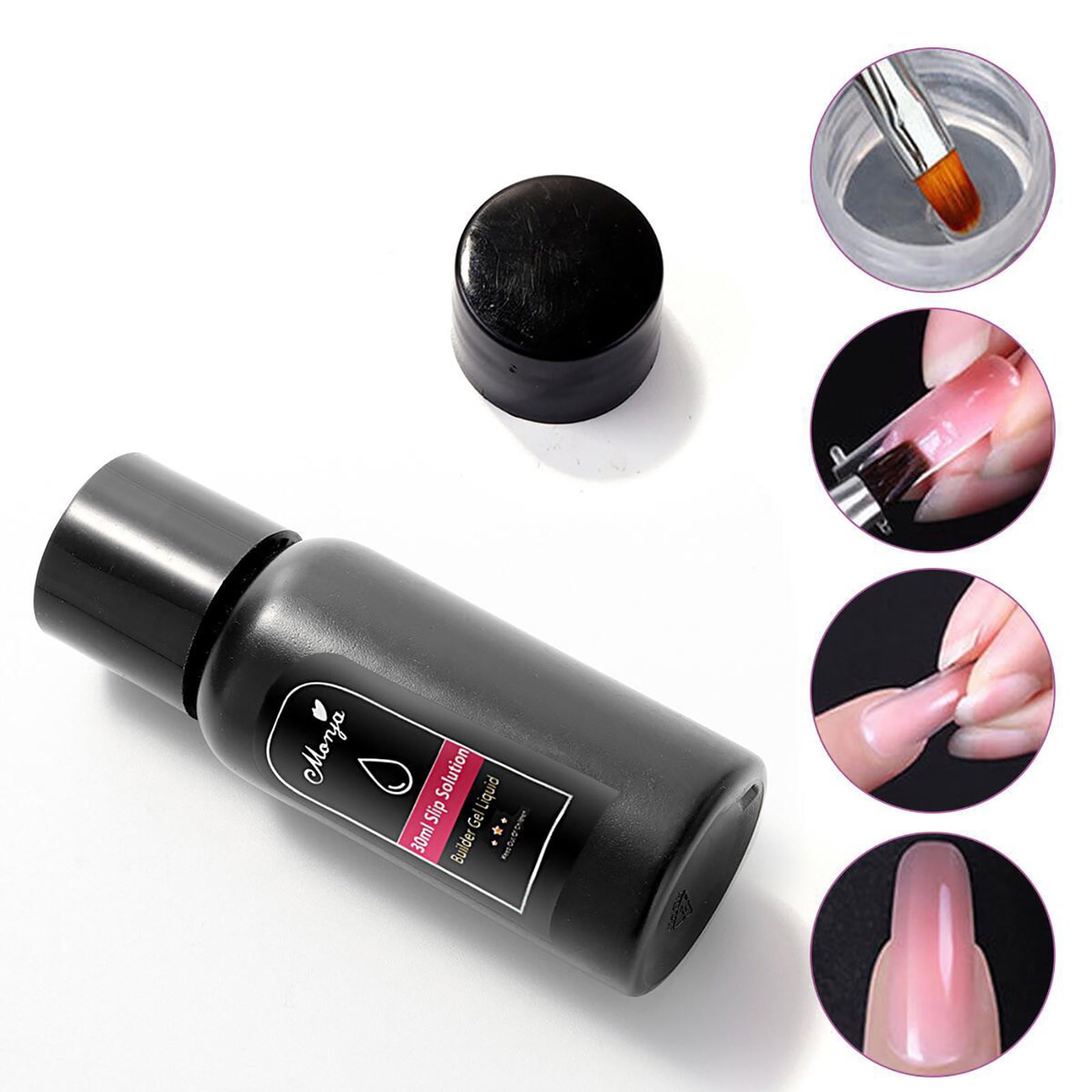 Musatteng Nail Swatches with Ring Portable Gel Lasting Clean Nail ...