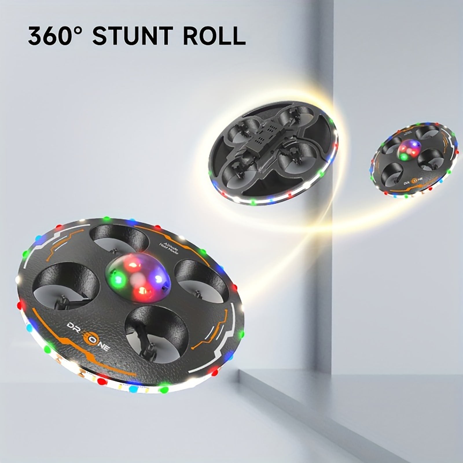 Musatteng Smart Induction Flying Disc Toy - Rechargeable UFO RC Drone ...