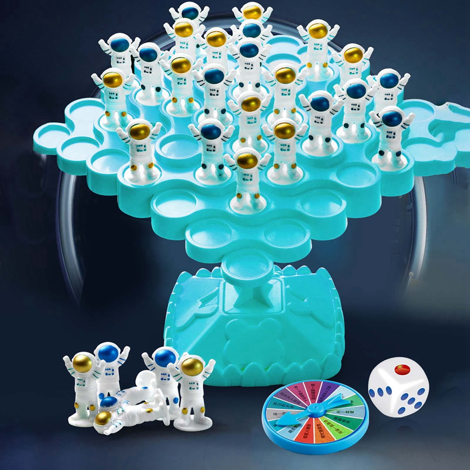 Musatteng Tree Chessboard Stacked Chess Toy Astronaut Children's ...