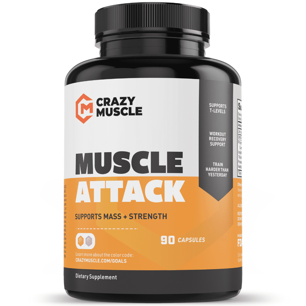 Crazy Muscle's Keto Muscle Building & Growth Booster, with DHEA for ...