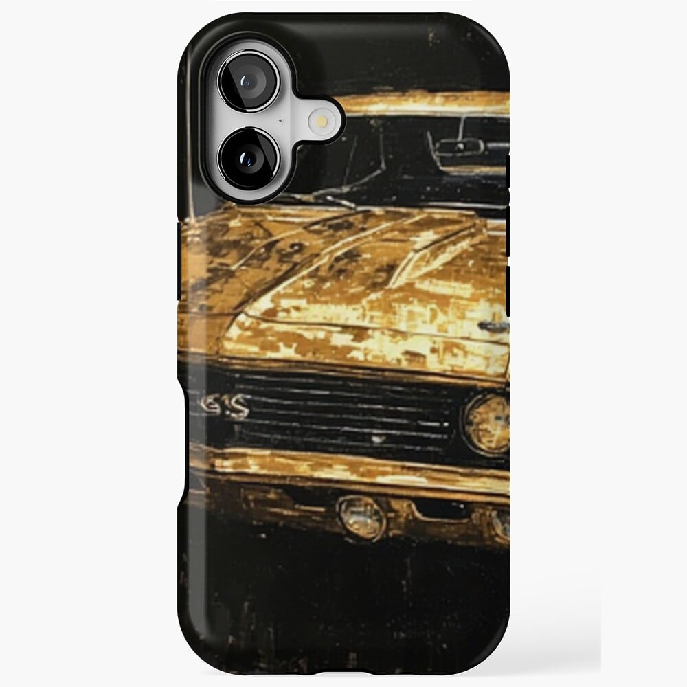 Muscle Car Classic Art Iconic Design with iPhone 17 to 11 Pro Max ...