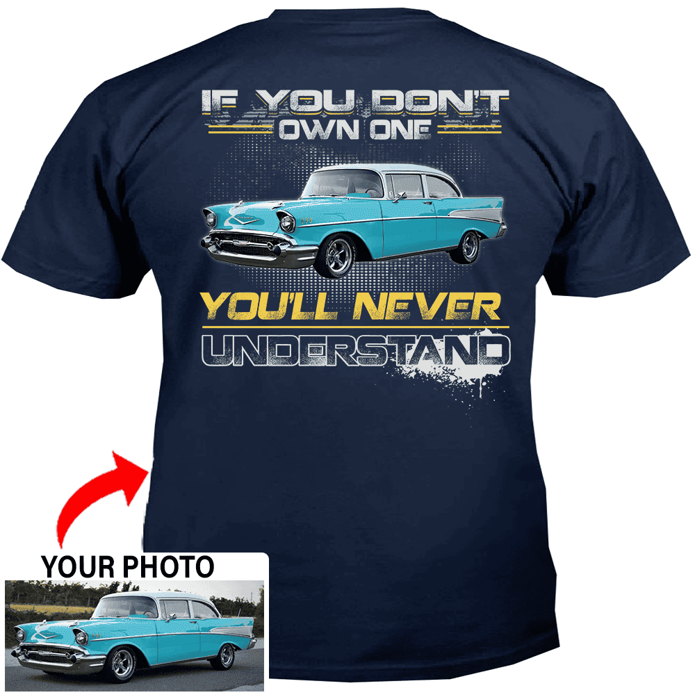 Muscle Car Personalized T-shirt, classic car custom photo t-shirt ...