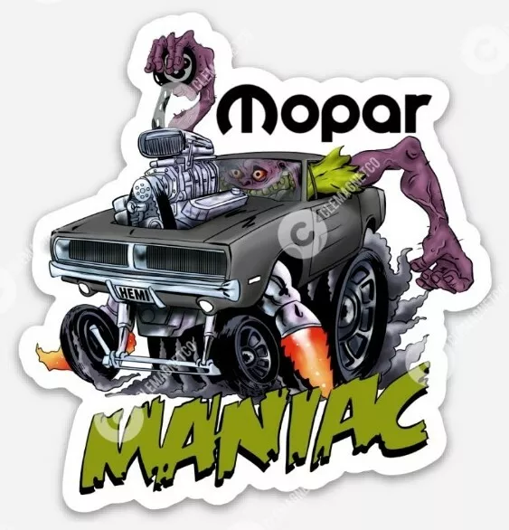 Muscle Car Sticker - Muscle Vintage Old School Rat Fink Car Show Hot ...