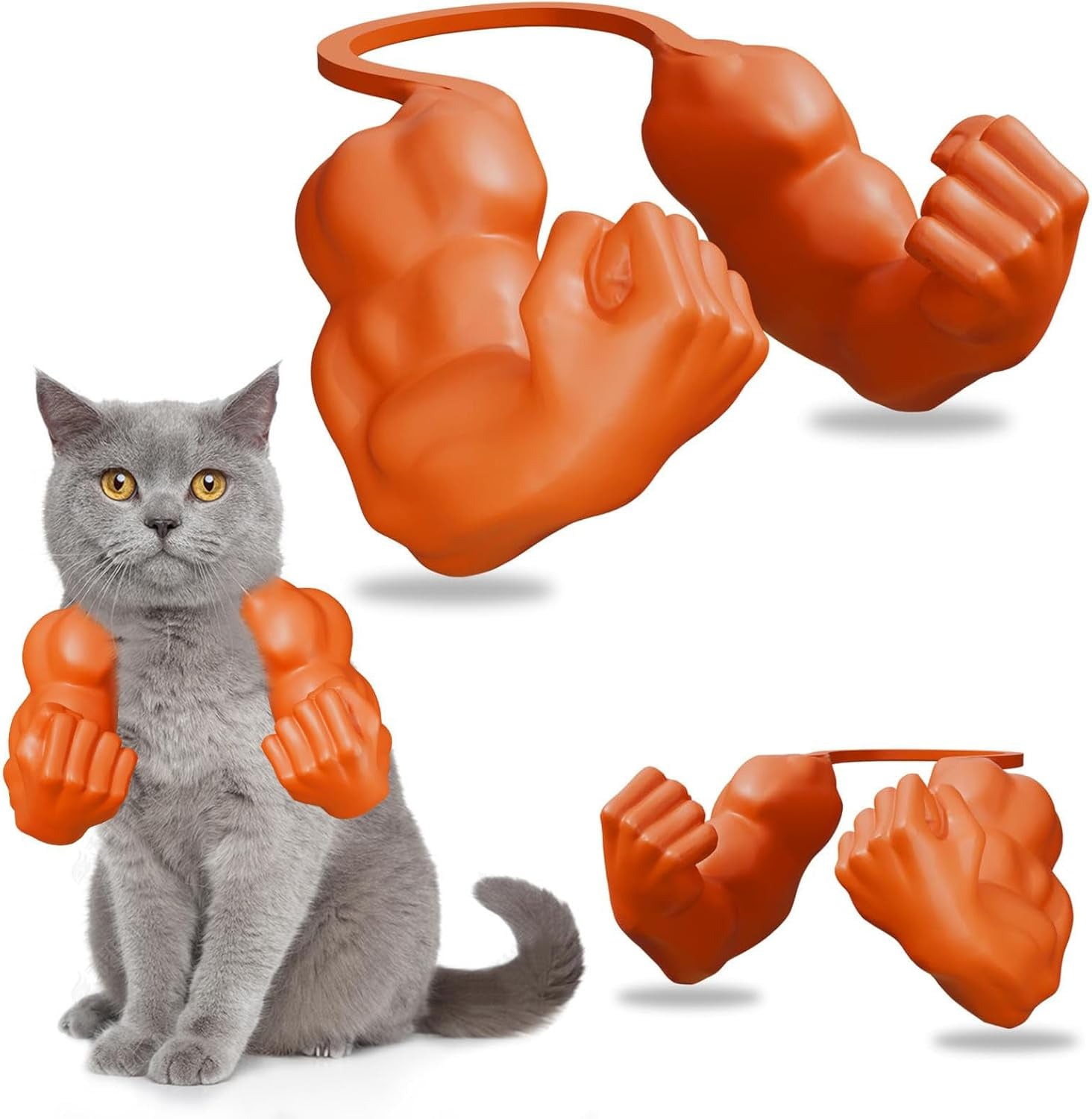 Muscle Cat Hulks Arms - Cat Muscle Arm Halloween Cat Costume Accessory ...