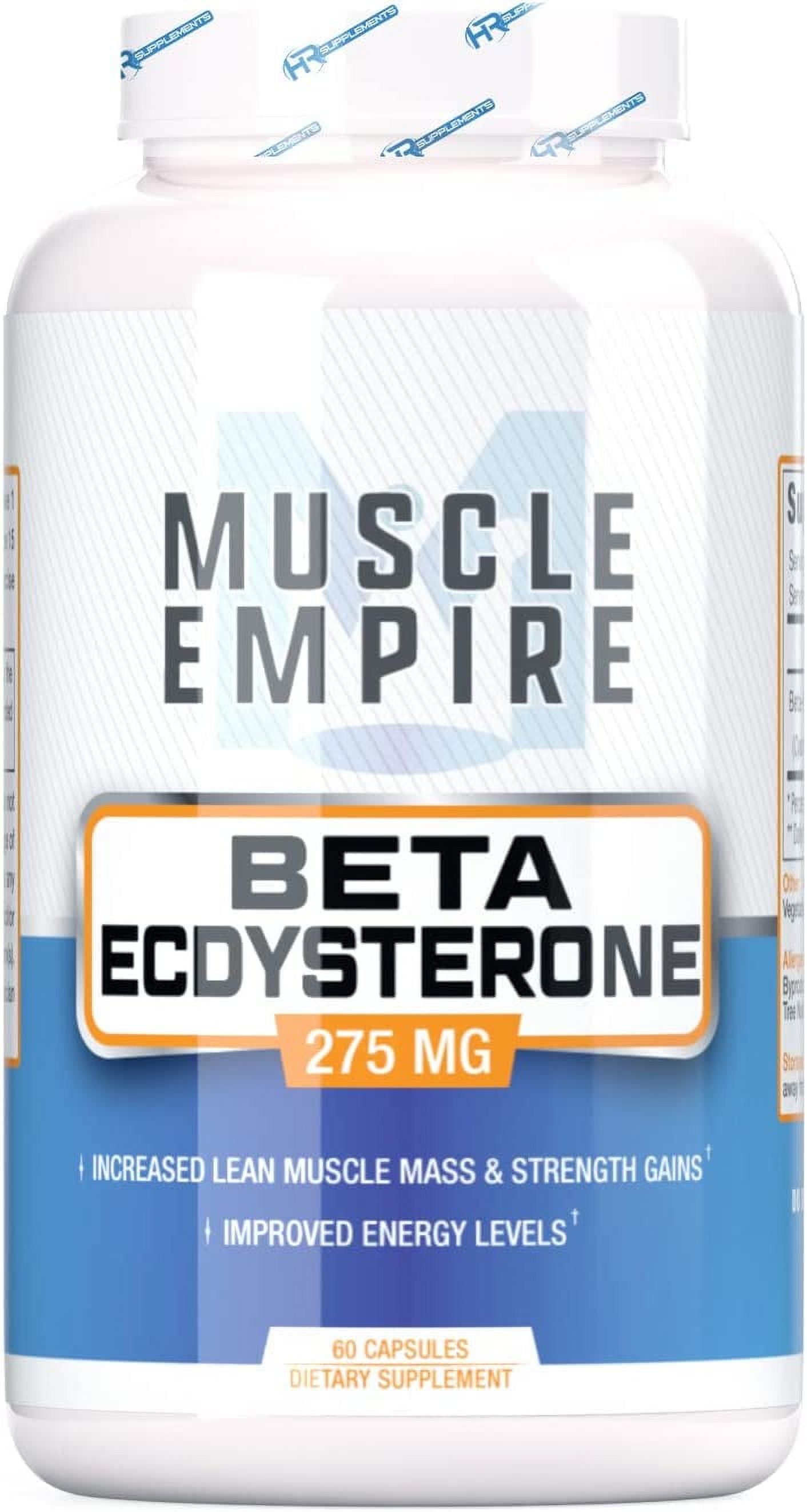 Muscle Empire Beta-Ecdysterone Capsules | Beta-E 275mg | 60 Pill Count ...
