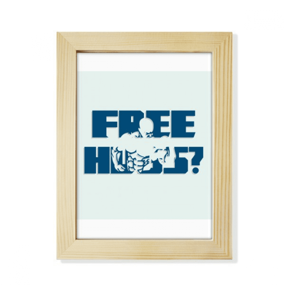 Muscle Exercise Hug Art Deco Fashion Desktop Adorn Photo Frame Display ...