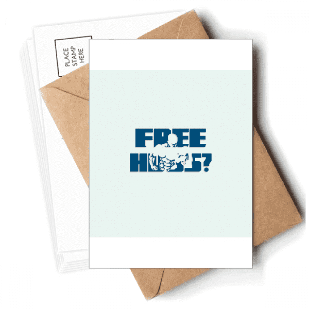 Muscle Exercise Hug Art Deco Fashion Postcards Envelopes Blank Note ...