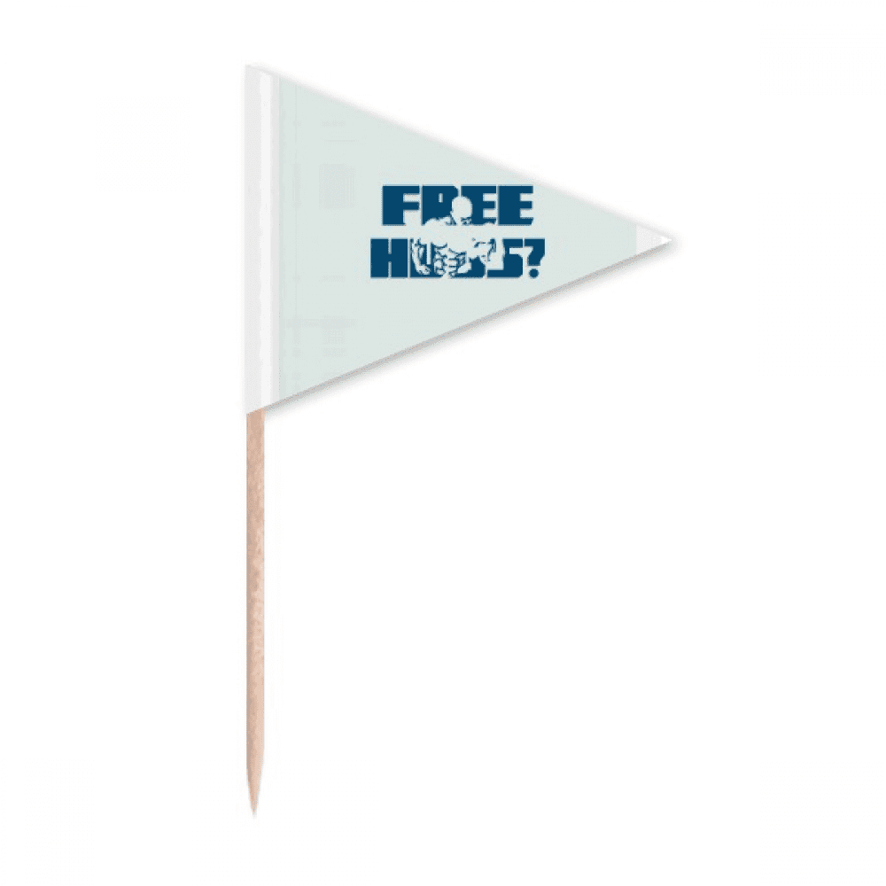 Muscle Exercise Hug Art Deco Fashion Toothpick Triangle Cupcake Toppers ...