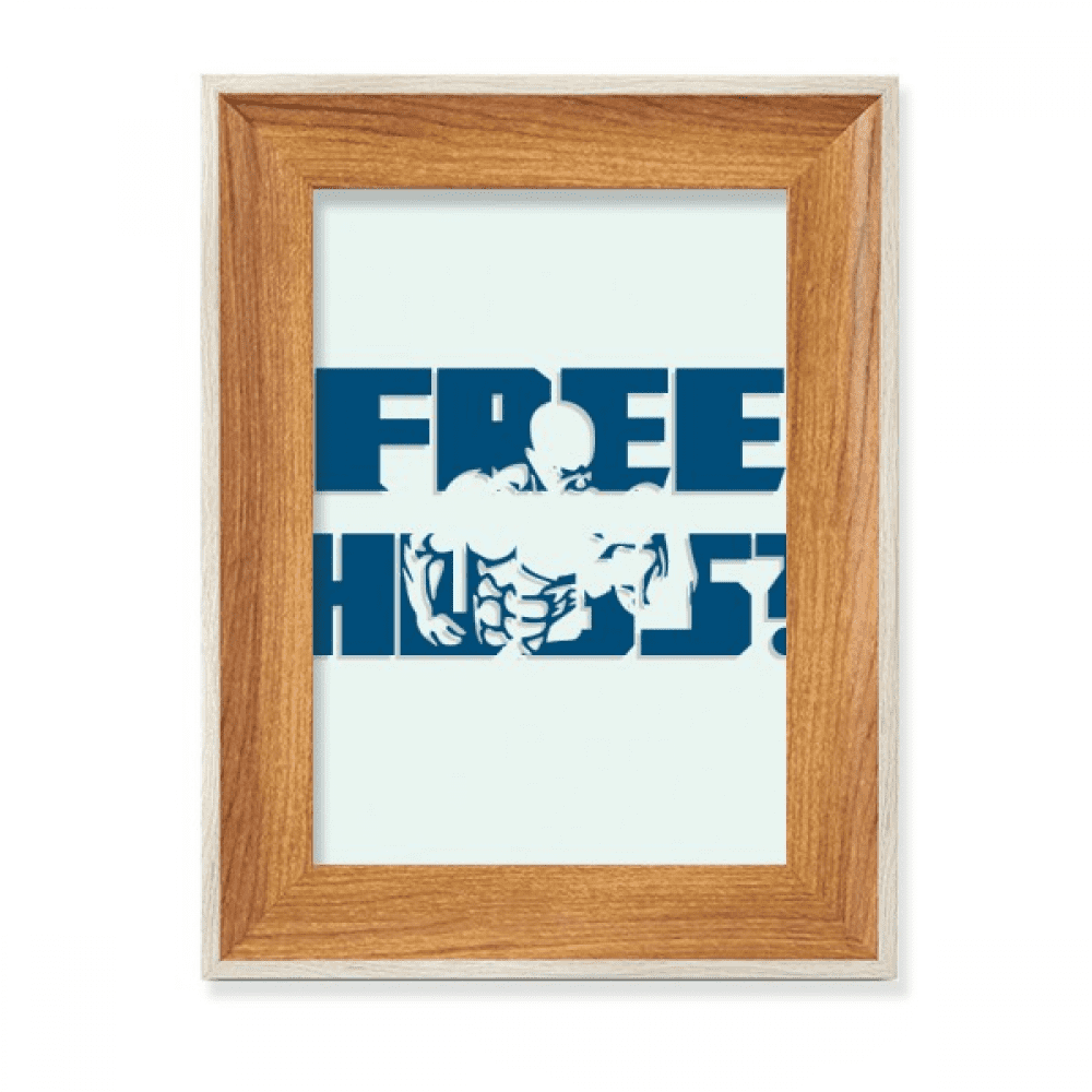 Muscle Exercise Hug Desktop Wooden Photo Frame Display Picture Art ...