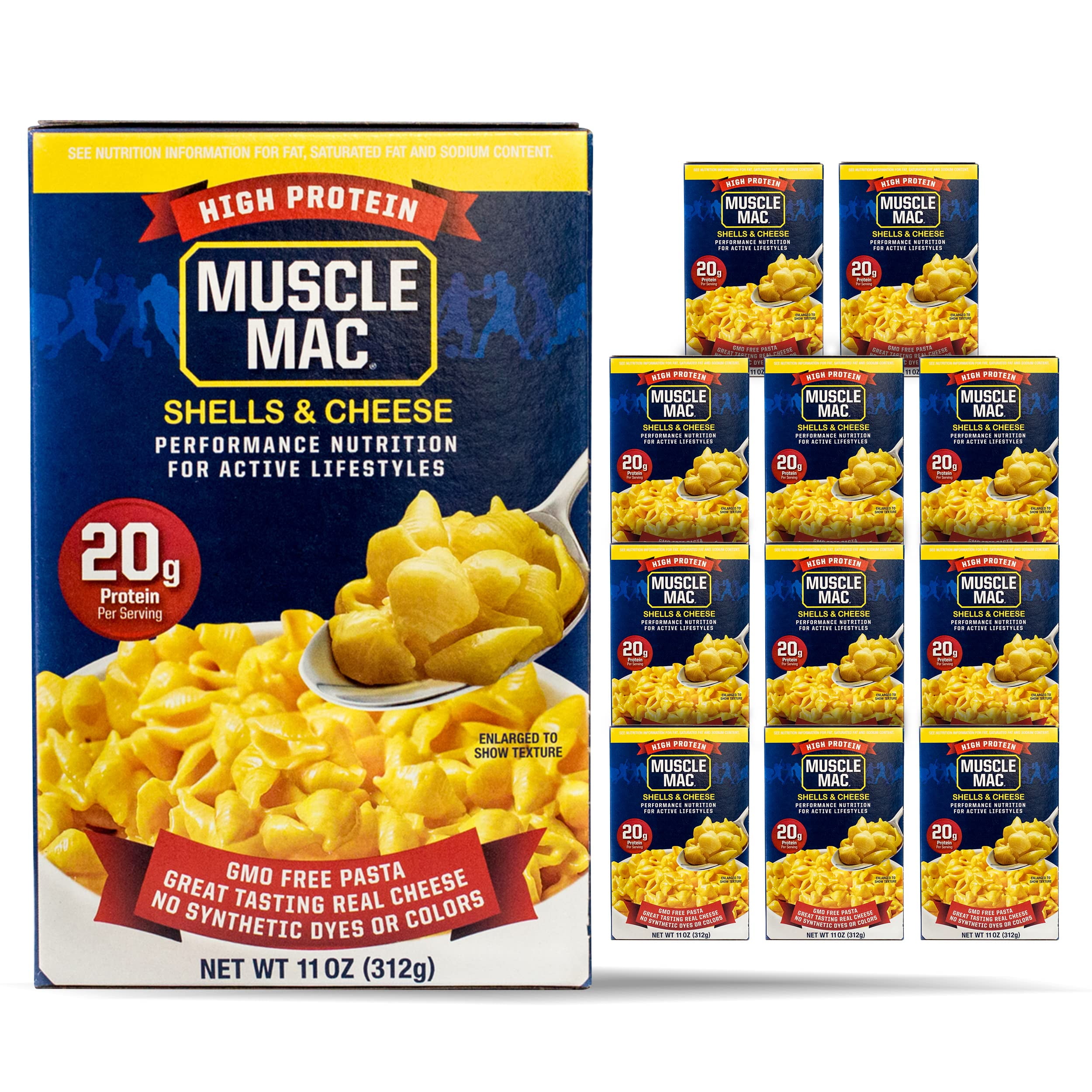 Muscle Mac | Shells & Cheese Pasta For All Ages, 20 Grams Of Protein ...