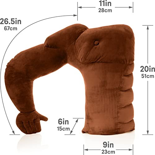 Muscle Man Pillow – Cute and Fun Hunky Husband Cuddle Companion ...