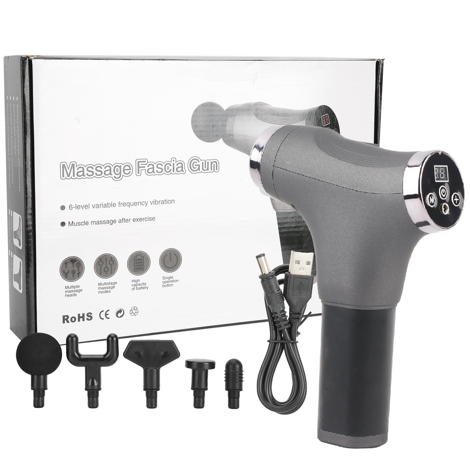 Muscle Massage Gun Rechargeable Deep Tissue Massager Handheld