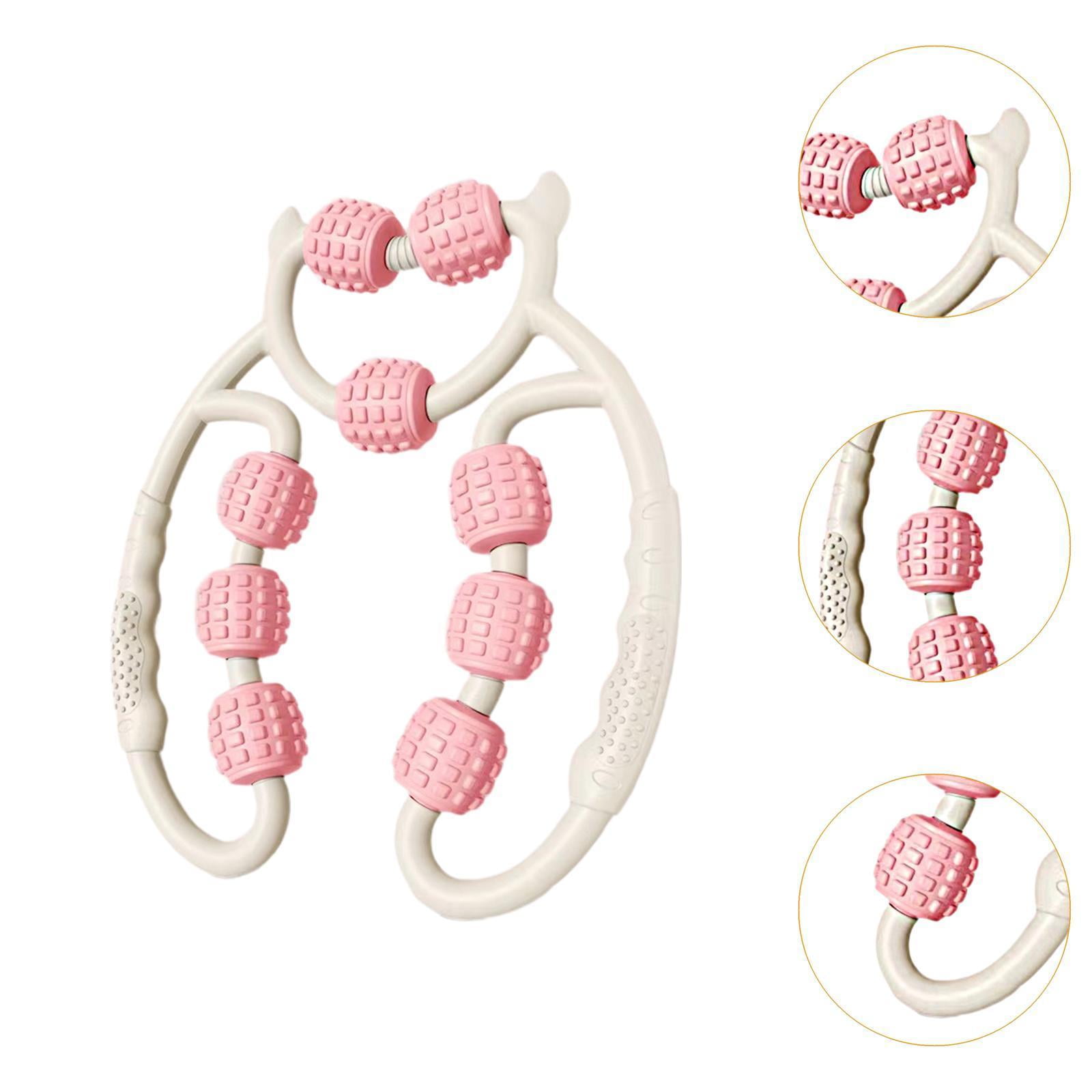 Muscle Massage Roller with Handle, 360° Manual Massager for Legs, Arms ...