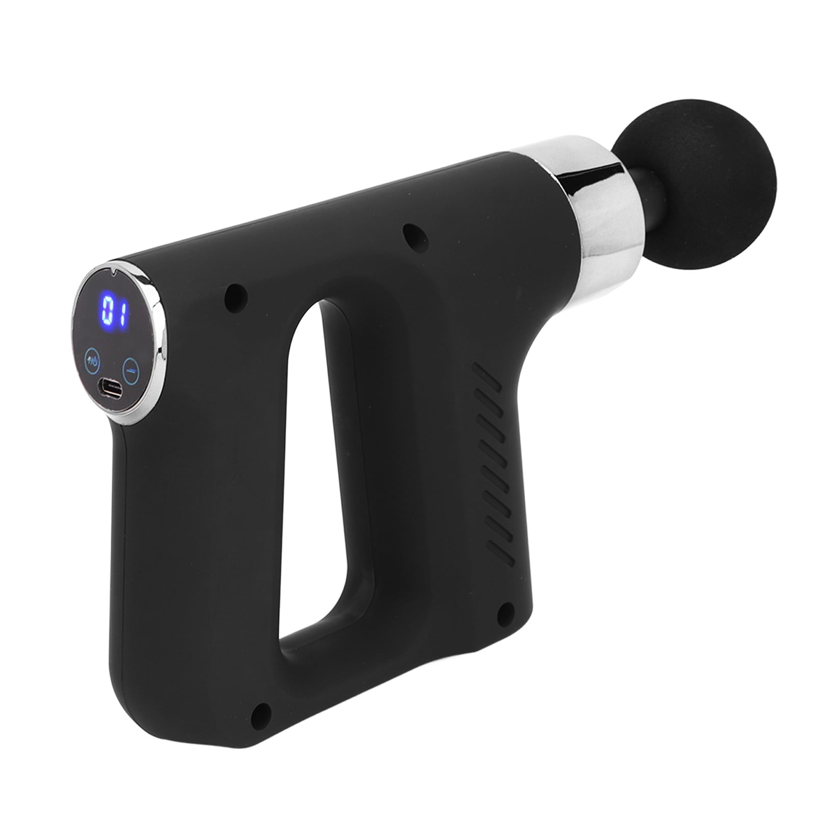 Muscle Massager Lasting Black Lithium Battery Electric Portable Muscle Percussion Massager For