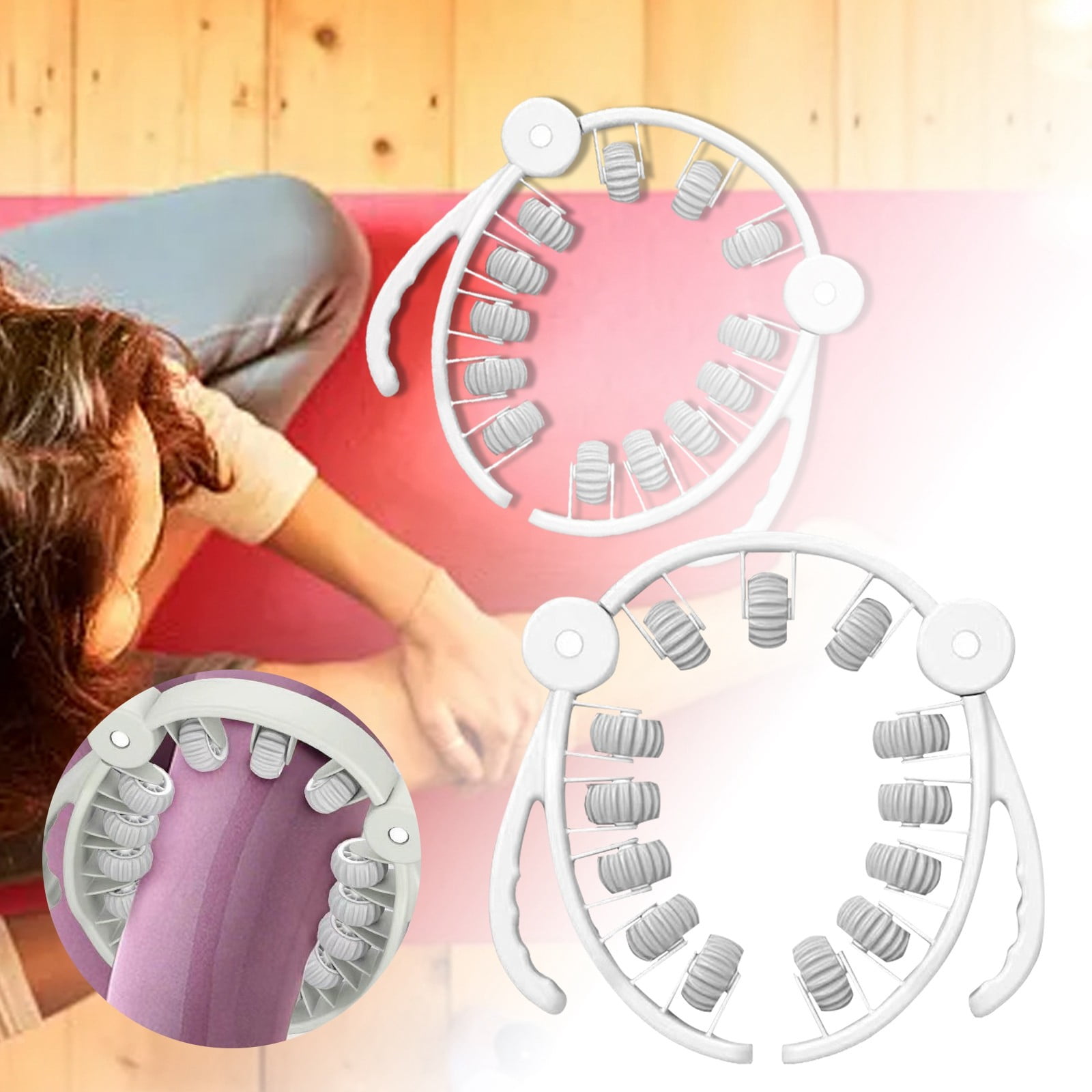 Ring Roller Massage Leg Clamp with 360 Rotation for Deep Muscle ...