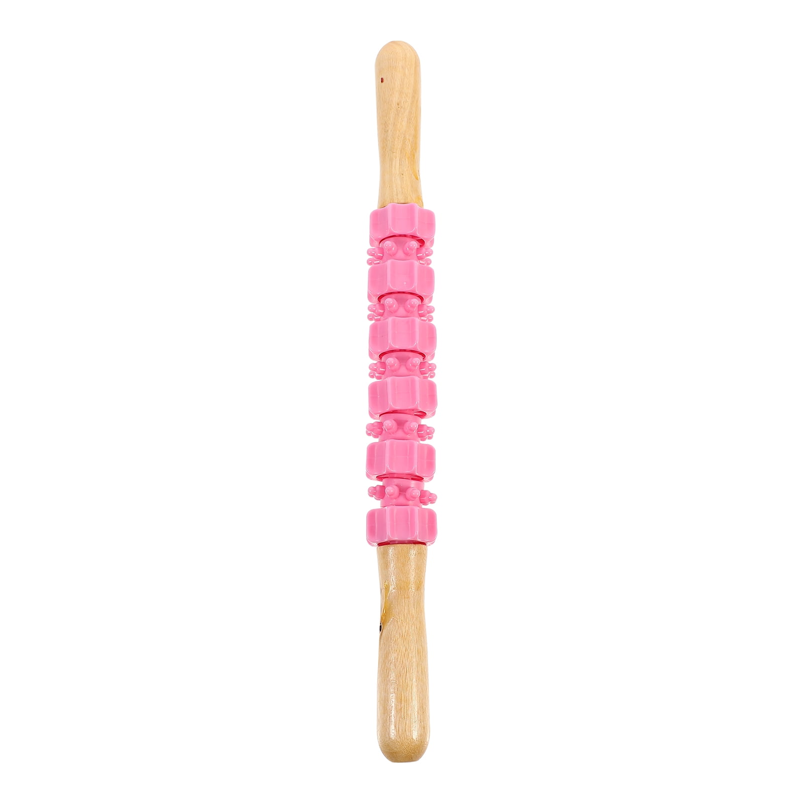 Muscle Massager Stick Scroll Wheel Roller Calf Pink Pvc Fitness ...