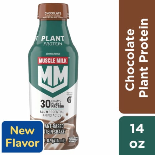 Muscle Milk Chocolate Plant Based Protein Shake - Walmart.com