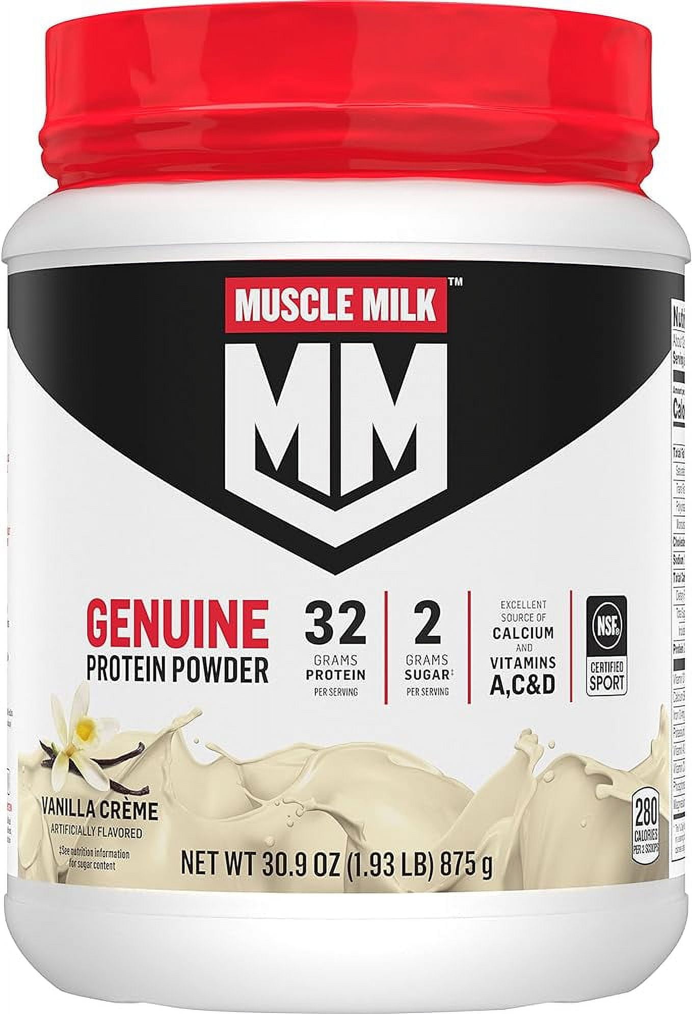 Muscle Milk Genuine Protein Powder Vanilla 32g Protein 1 9lb 30 9oz muscle-milk-genuine-protein-powder-vanilla-32g-protein-1-9lb-30-9oz
