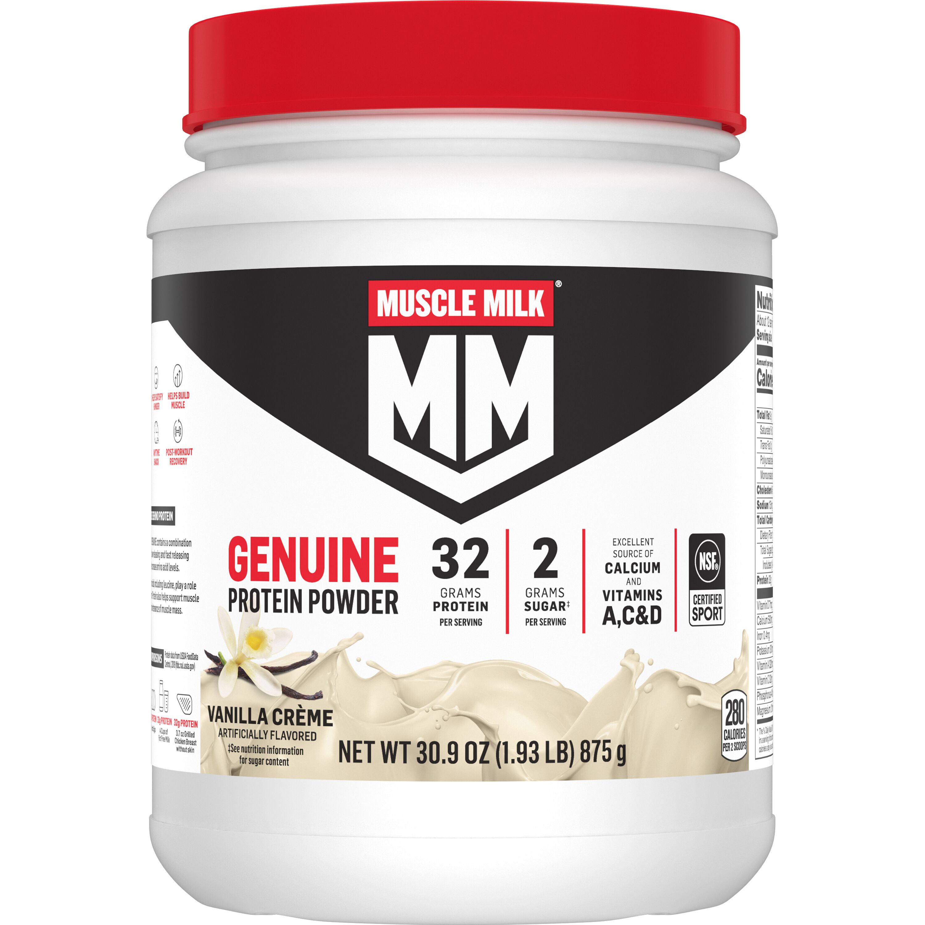 Muscle Milk Protein Powder, Strawberries 'n Cr?me, 4.94 Lb - Walmart.com