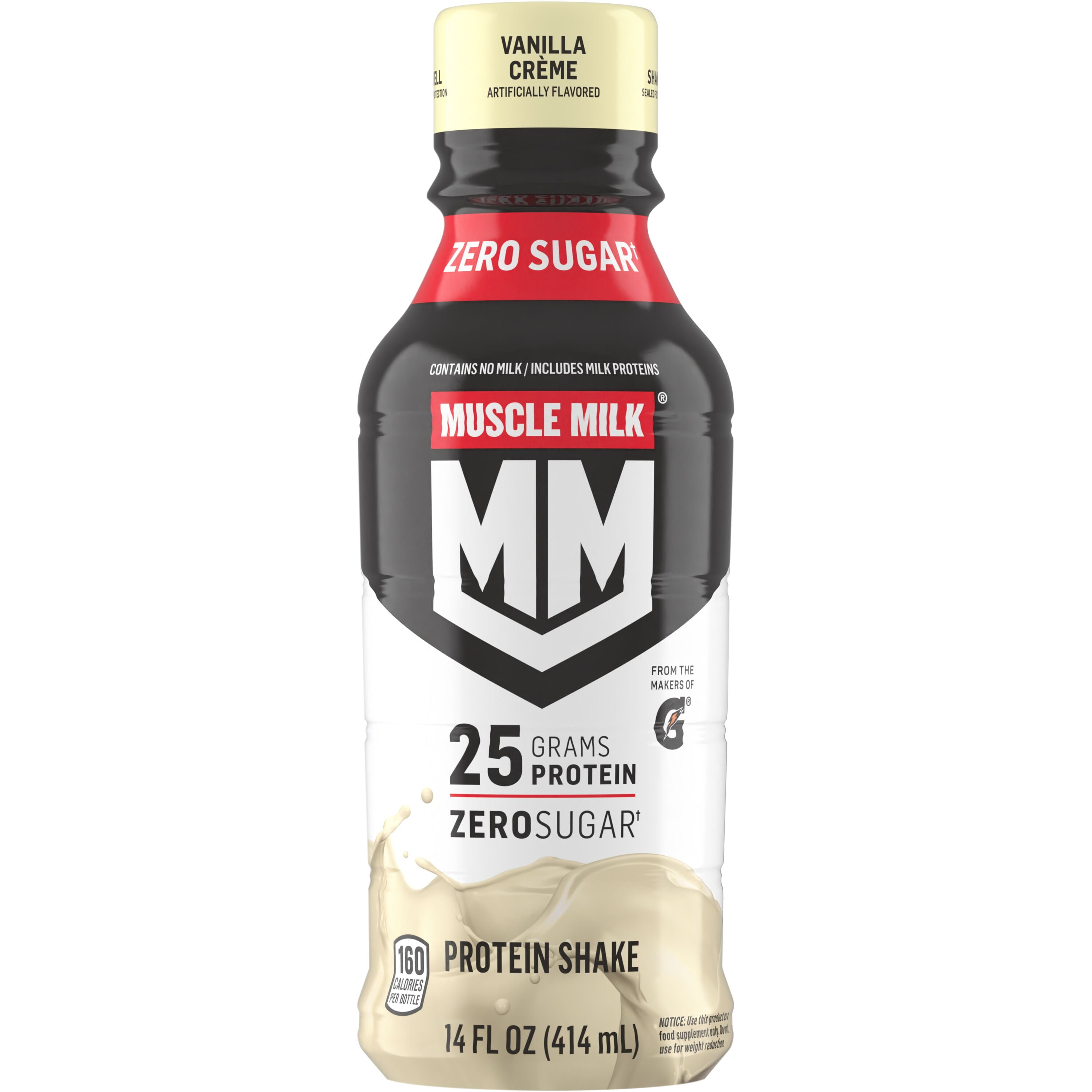 Muscle Milk Genuine Protein Shake, Vanilla Crème, 14 Fl Oz Bottle, 25g ...