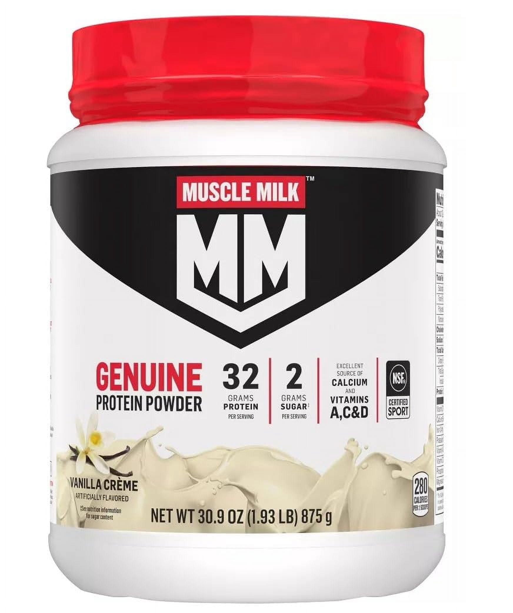 Muscle Milk Lean Muscle Vanilla Creme Protein Powder, 1.93 Pound (Pack ...