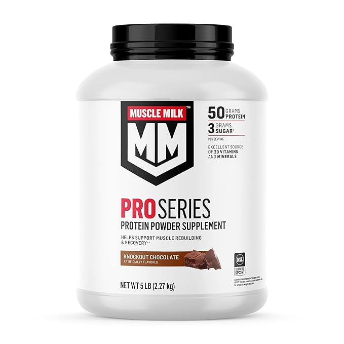 Muscle Milk Pro Series Protein Powder Supplement Knockout Chocolate 5 ...