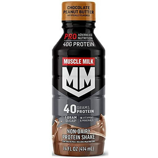 Muscle Milk Pro Series Protein Shake, Intense Vanilla & Strawberry, 40g ...