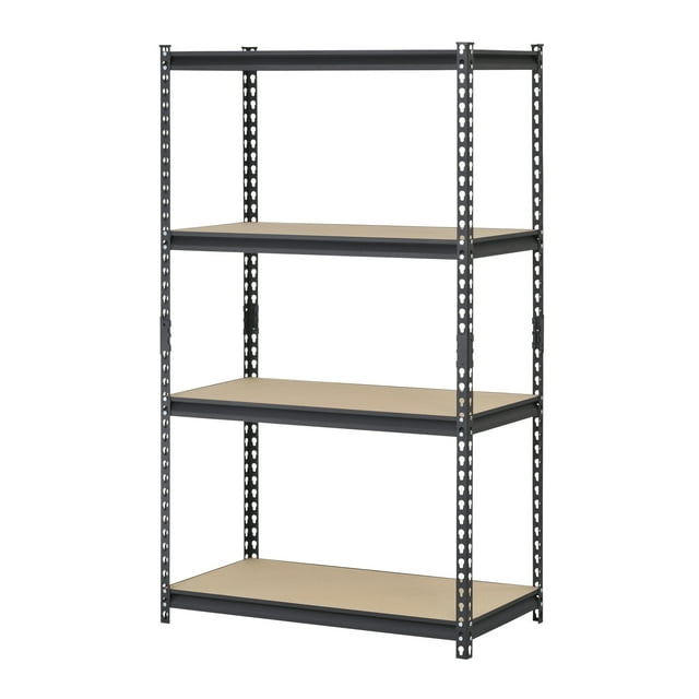 Muscle Rack 36"W x 18"D x 60"H 4-Tier Steel Shelving, 800 lbs. Capacity ...
