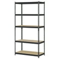 "Muscle Rack 5-Tier Heavy Metal Shelving Units, 36""W x 18""D x 72""H ...