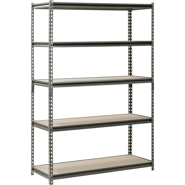 Muscle Rack 48"W x 18"D x 72"H 5-Tier Steel Shelving, 800 lbs. Capacity ...