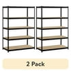 "Muscle Rack Heavy-Duty 5-Tier Steel Shelving Unit, 60"" W x 72"" H x ...