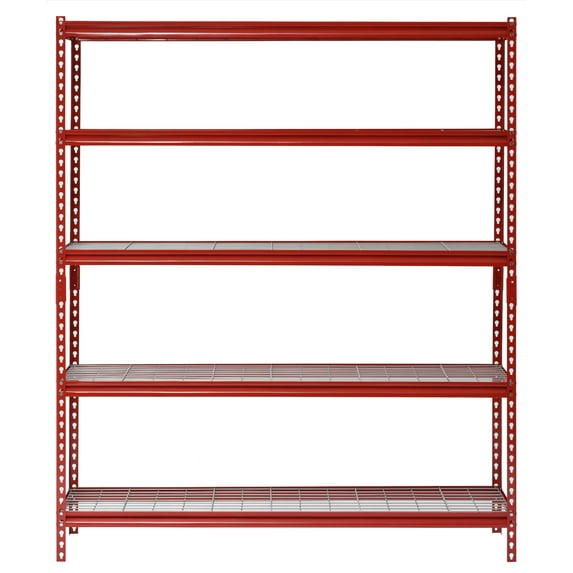 Muscle Rack 60"W x 24"D x 72"H 5-Tier Steel Shelving; 650 lb. Capacity ...