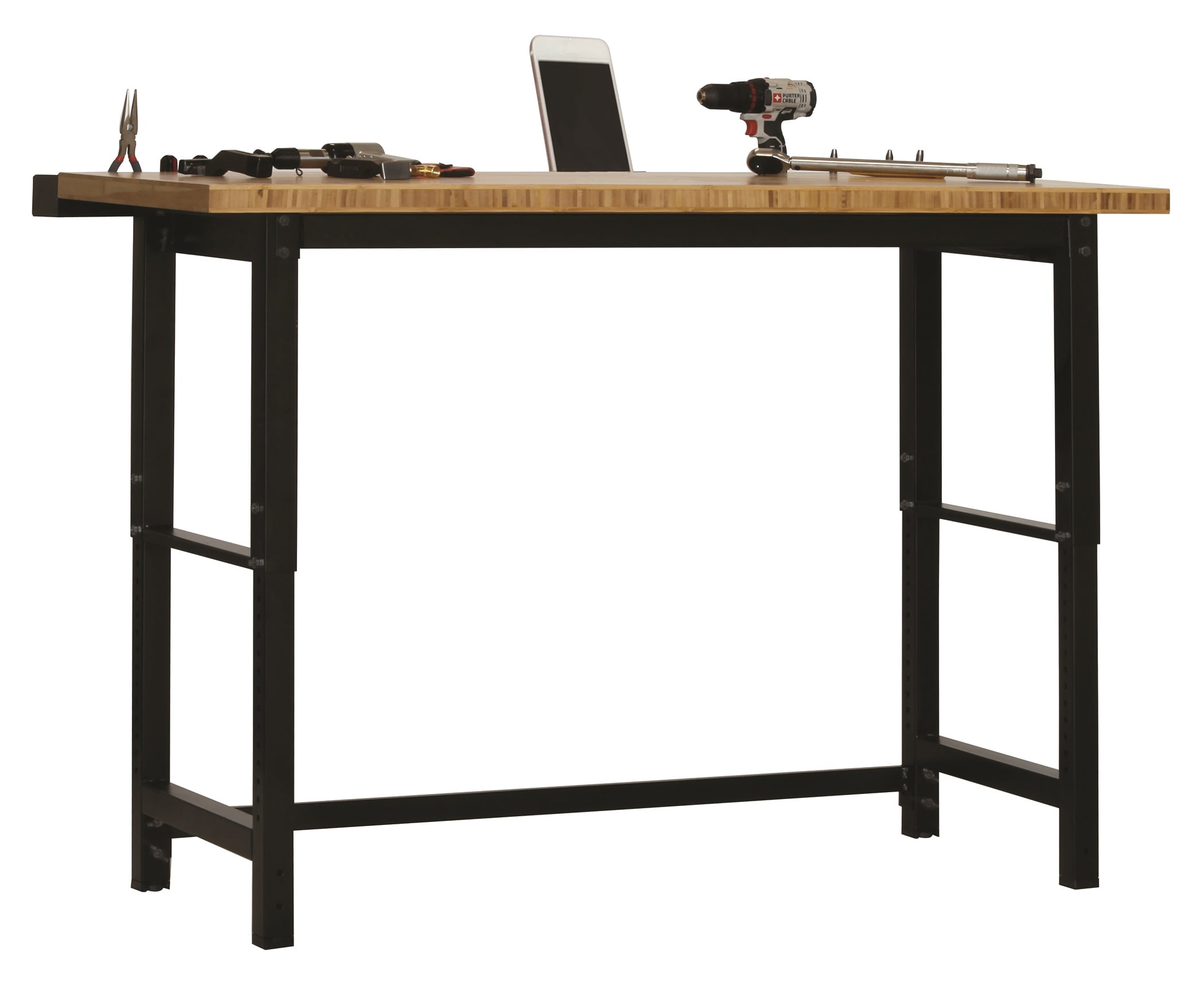 Muscle Rack Bamboo Top Workbench, 36" Height, 90" width, 24" Length ...