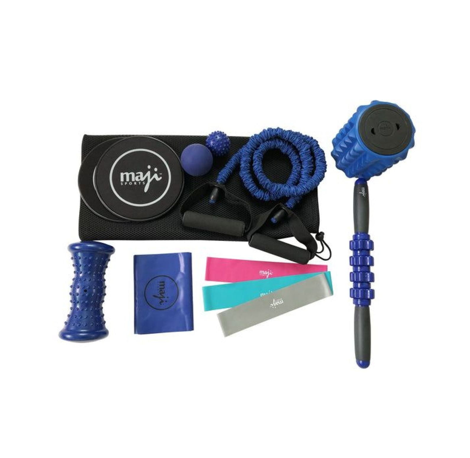 Muscle Recovery Bundle: Resistance Bands, Core Sliders, Massage Tools ...