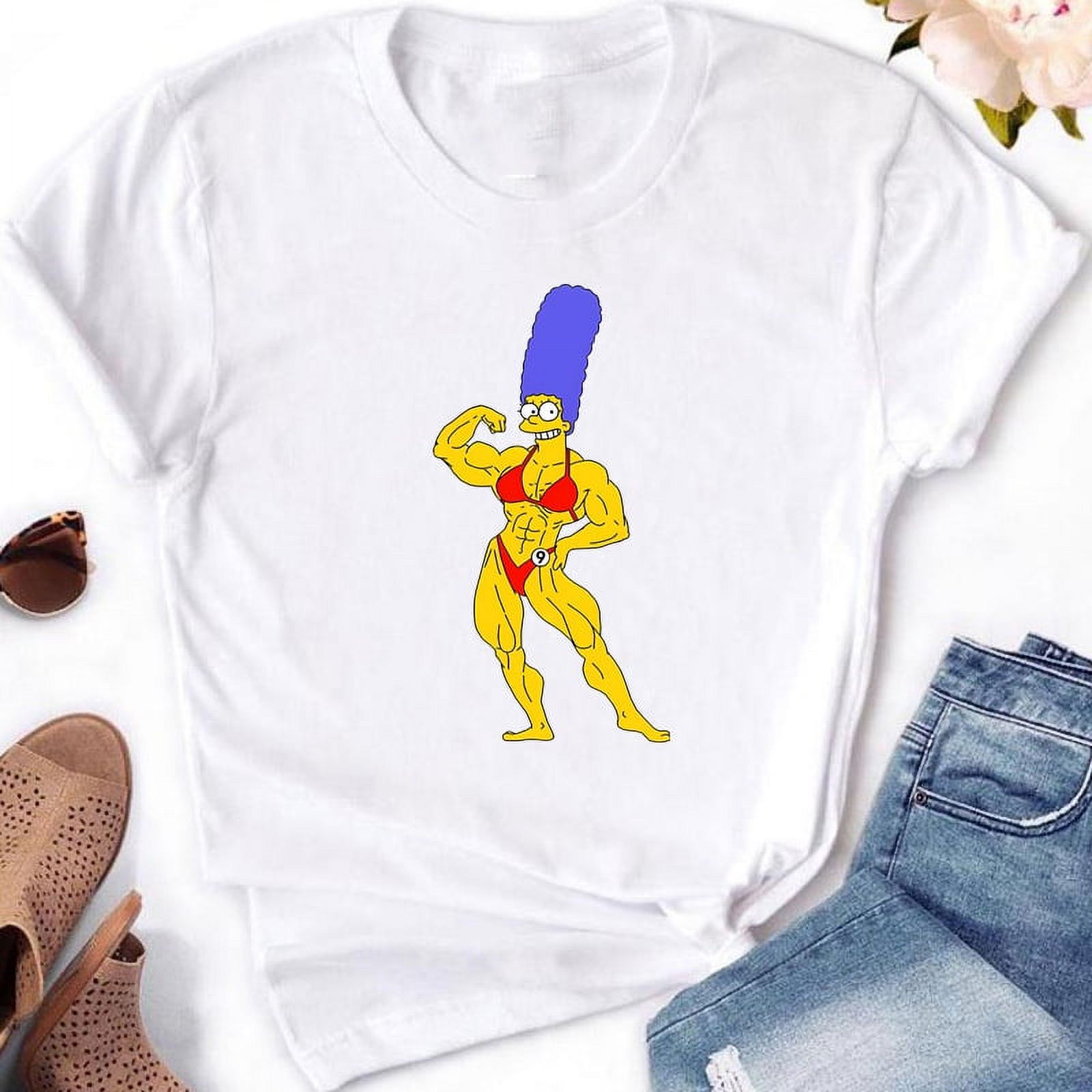 Muscle Sanrioes Women T-shirt Anime HelloKittys Cinnamorolls Kuromis ...