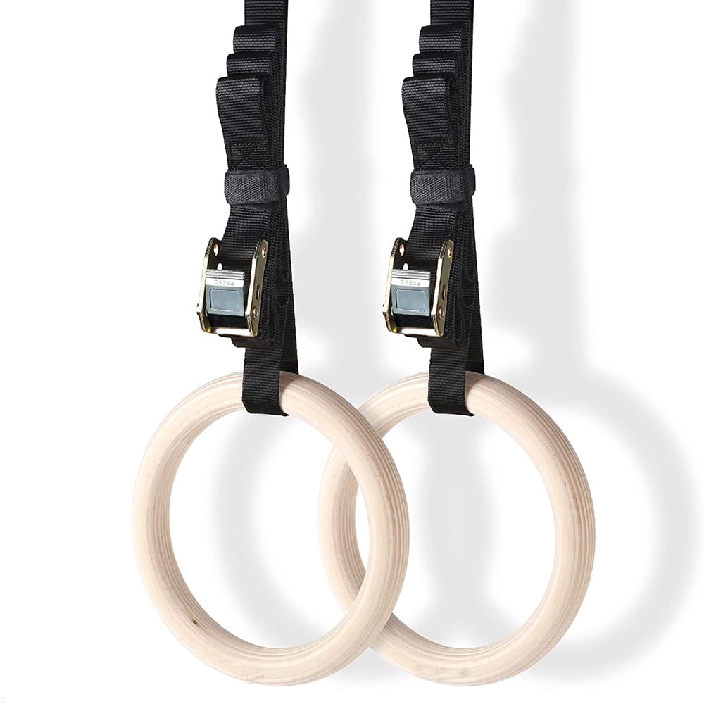 Outdoor & Indoor Gym Equipment Gymnastics Rings Wooden Gymnastics Rings ...