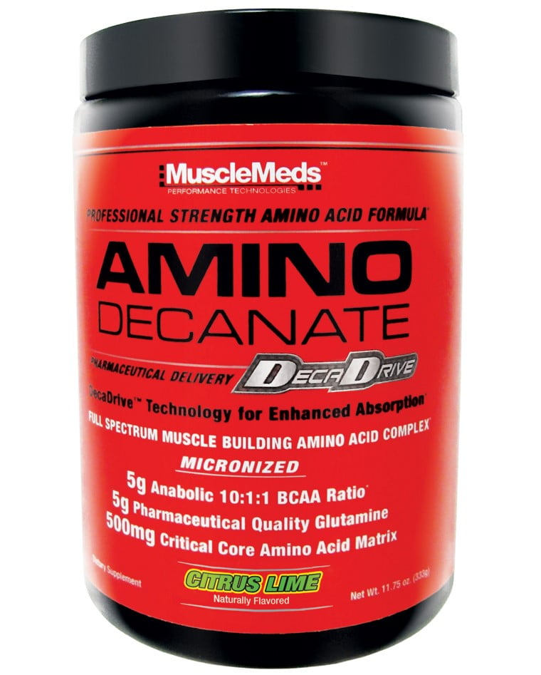 MuscleMeds Amino Decanate Powder, Citrus Lime, 30 Servings - Walmart.com