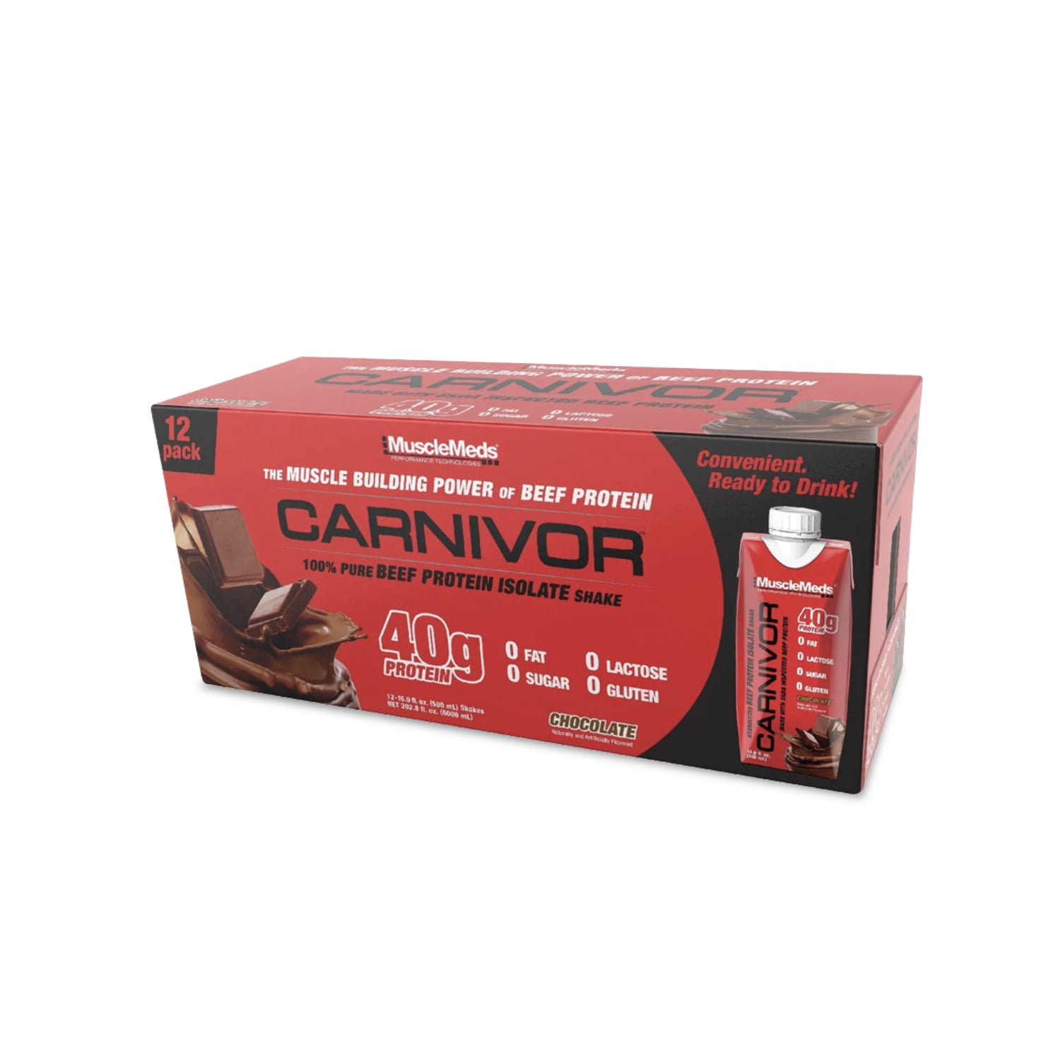 MuscleMeds - CARNIVOR BEEF PROTEIN DRINK - Walmart.com