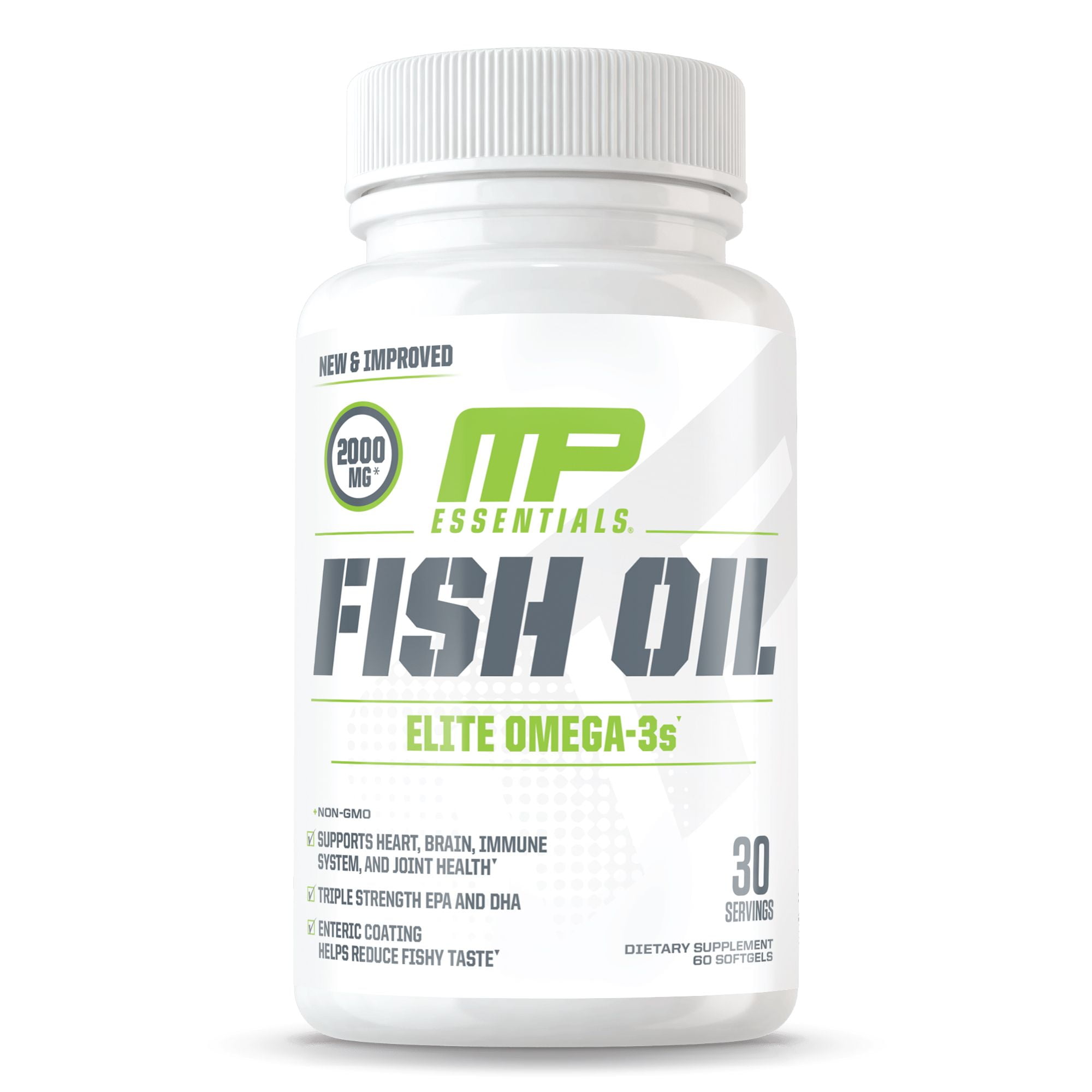 MusclePharm Essentials®, Fish Oil, 60 Softgels (1,000 mg per Softgel ...