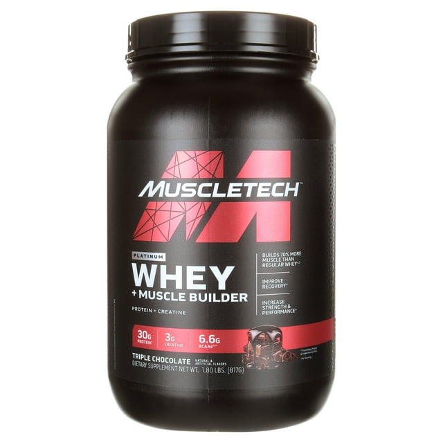 Muscletech Platinum Whey Plus Creatine Muscle Builder Protein Powder ... Muscletech Platinum Whey Plus Creatine Muscle Builder Protein Powder ...