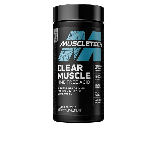 MuscleTech MASS BUILDER Pre-Workout GROWTH Supplement Pill, Clear ...