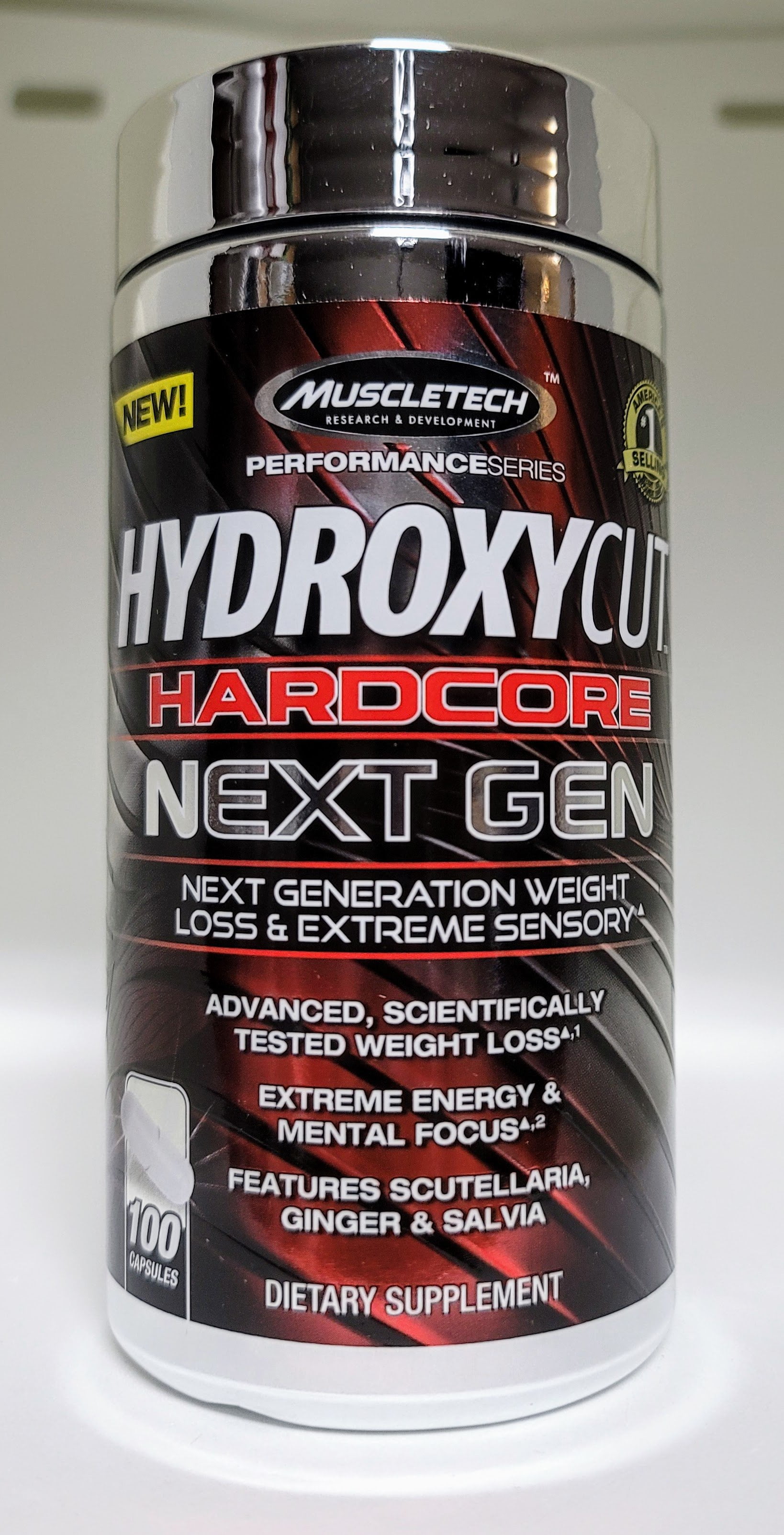 MuscleTech Hydroxycut Hardcore Next Gen - Lean Burner, Ripped Burn, 100 ...