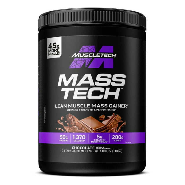 MuscleTech Mass Tech Protein Powder, Chocolate, 4 lb - Walmart.com