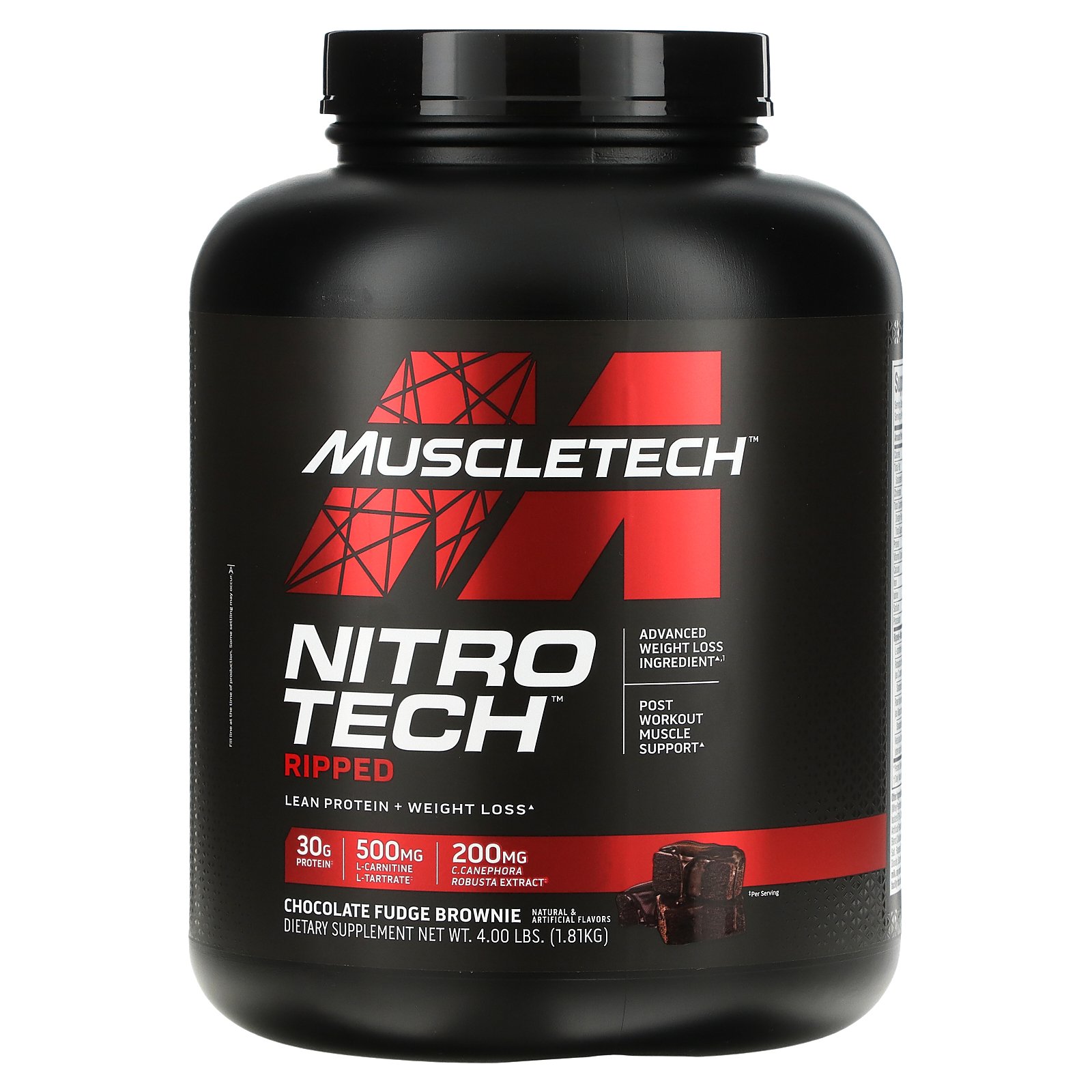MuscleTech NITRO-TECH, Milk Chocolate, 10 Lb - Walmart.com