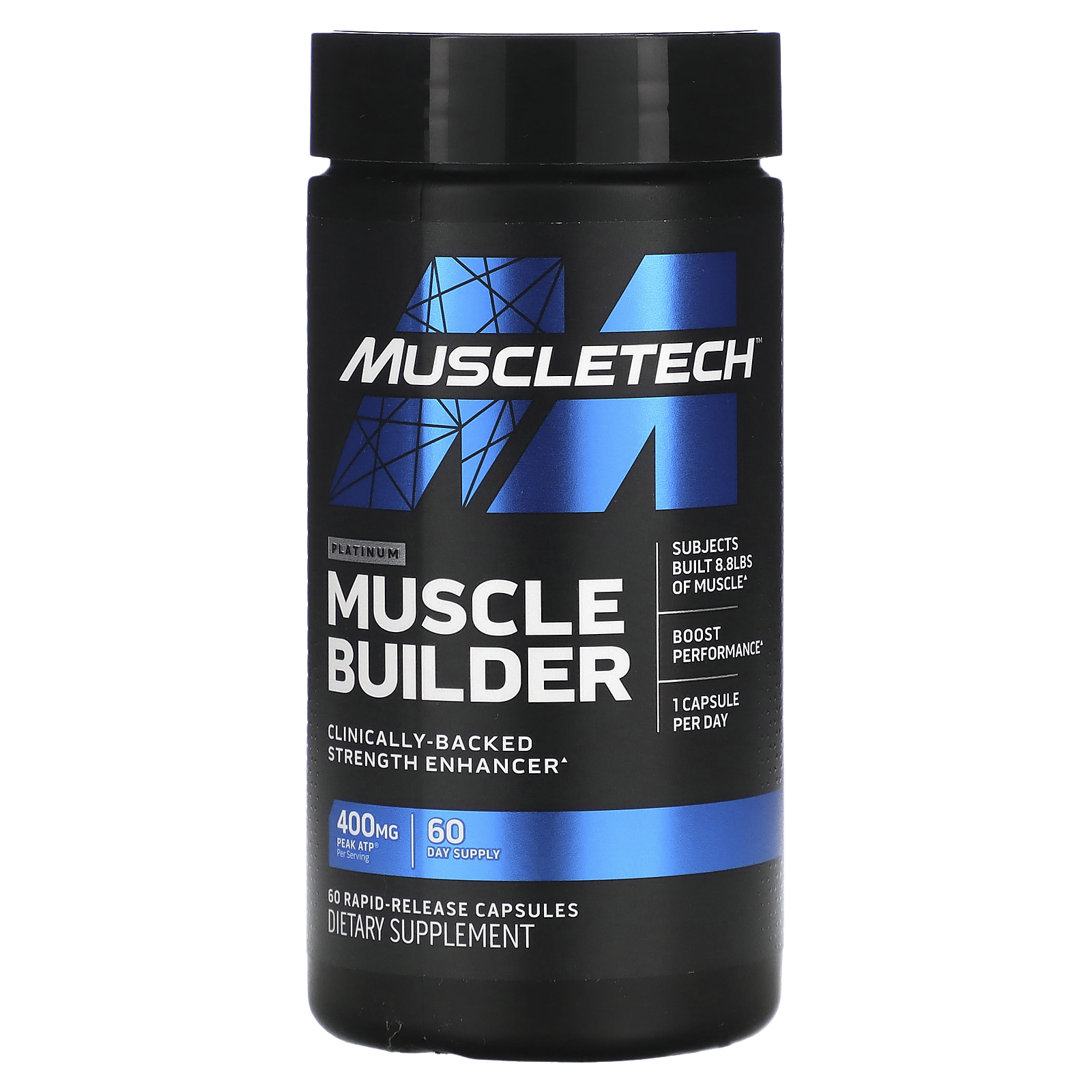 MuscleTech Pro Series Muscle Builder Rapid-Release 400 mg Capsules, 30 ...