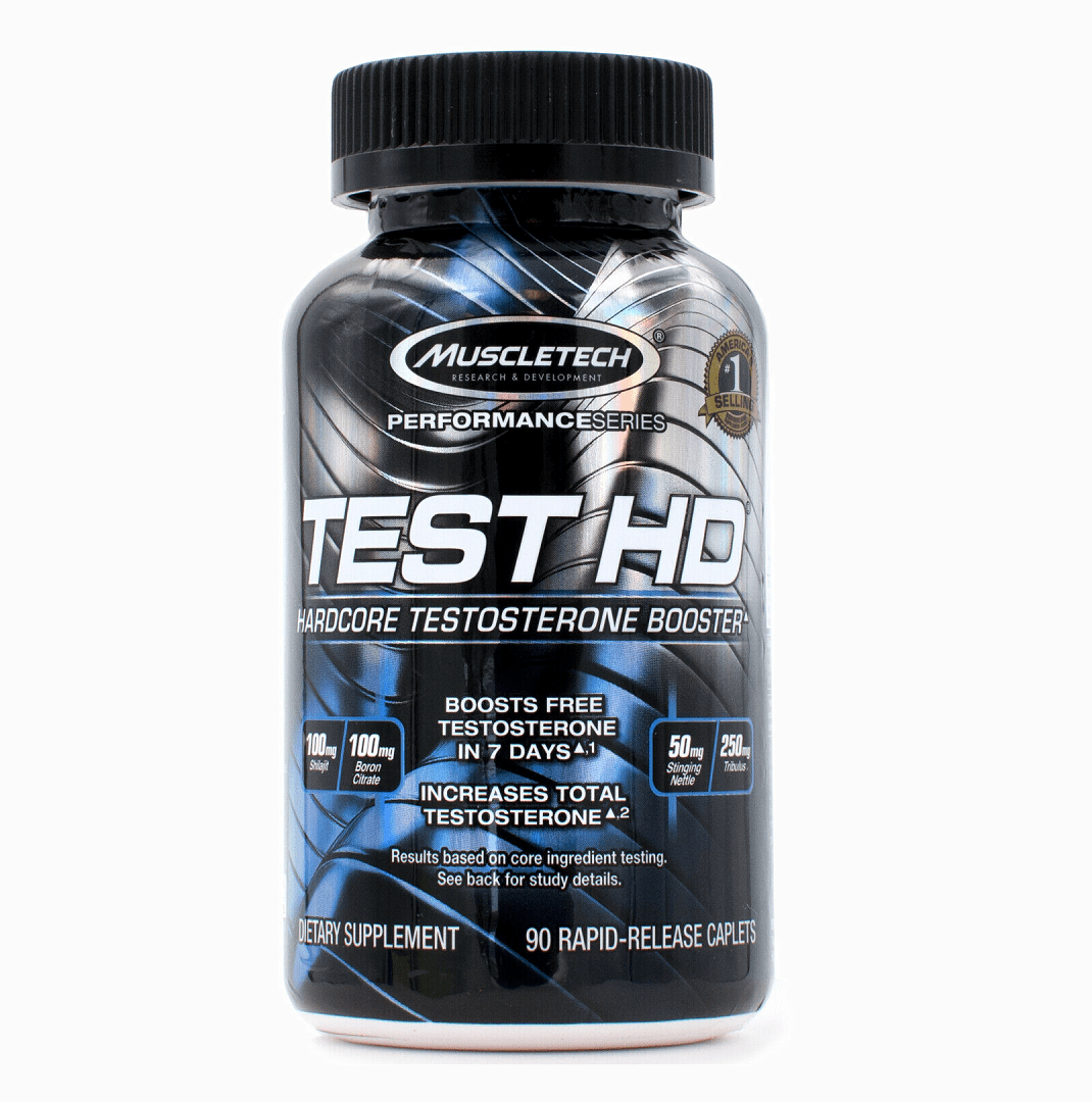 MuscleTech TEST HD Hardcore Muscle Building Supplement - 90 Caplets ...