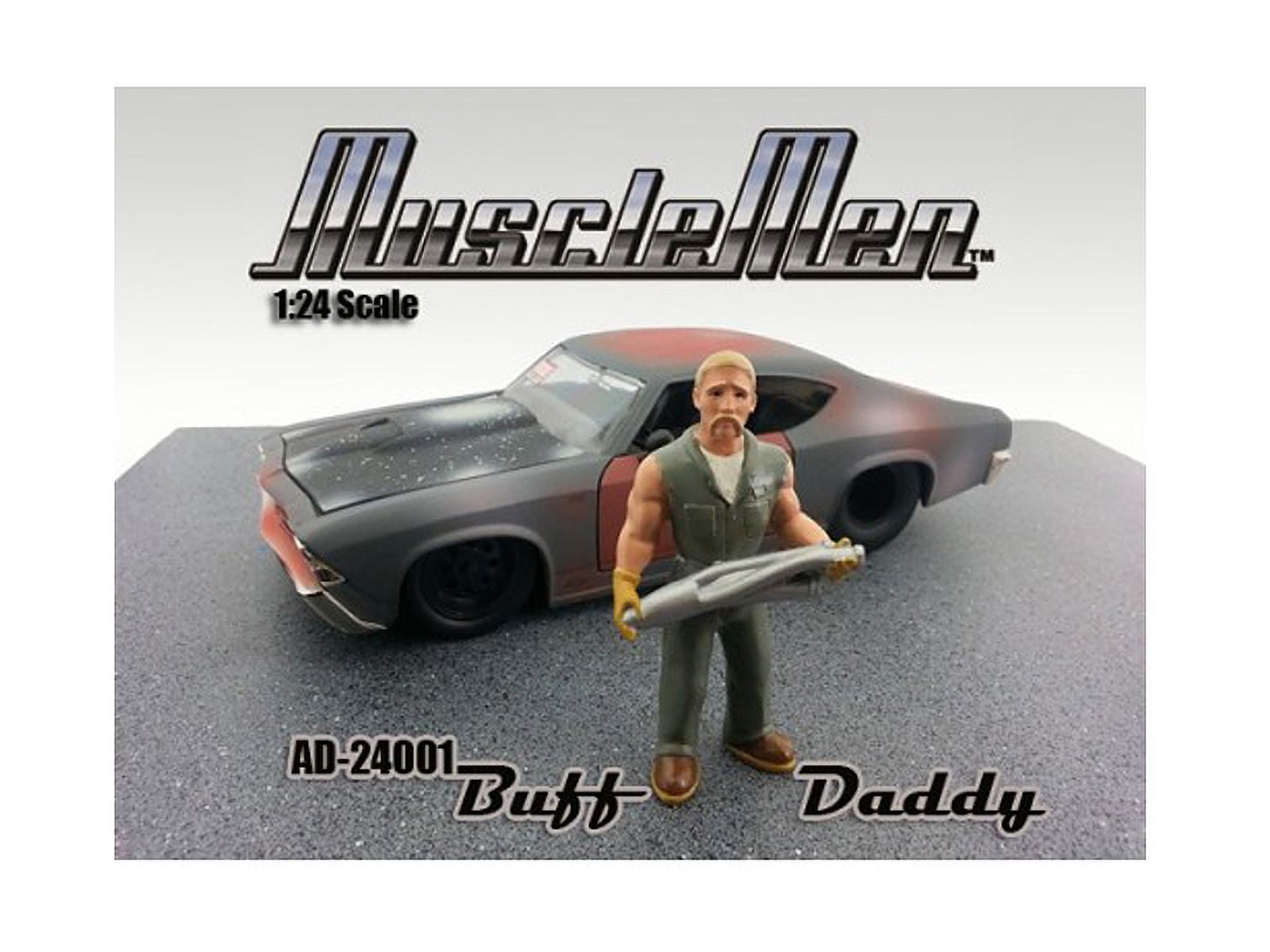 Musclemen Buff Daddy Figure For 1:24 Diecast Model Car by American ...